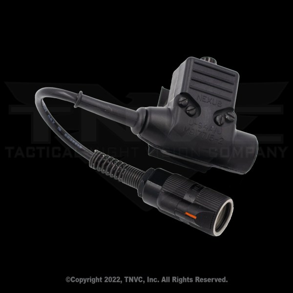 DISCO32 Push To Talk (PTT) PRC/MBITR (U-329) U-94 Amped 10" Cable ...