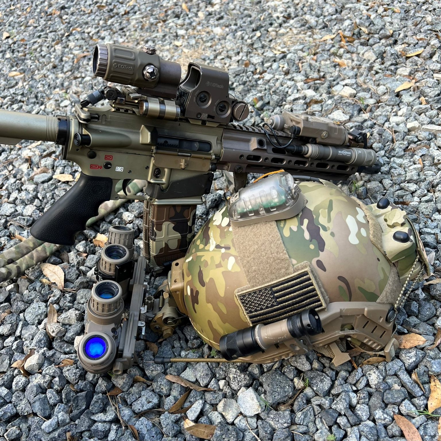 1 Minute Out Edition Wilcox Flip Mount w/ Riser System - Tan - Tactical ...