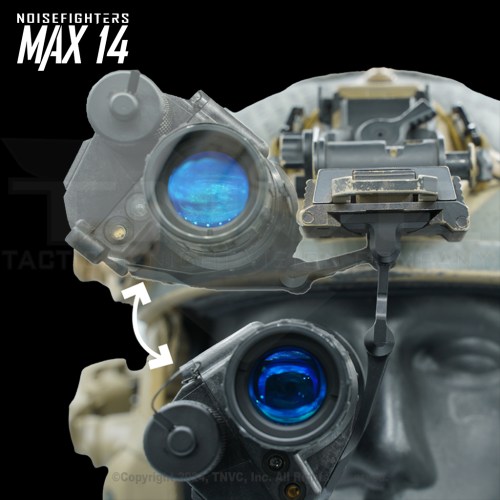NOISEFIGHTERS MAX14 ARTICULATING METAL J-ARM FOR THE PVS-14 – Tactical ...