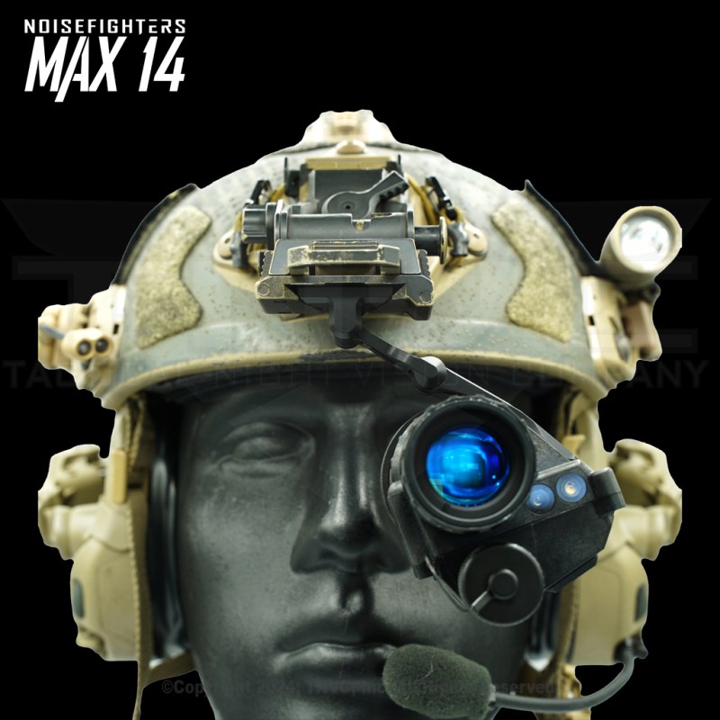 NOISEFIGHTERS MAX14 ARTICULATING METAL J-ARM FOR THE PVS-14 – Tactical ...