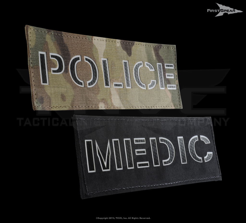 FirstSpear IR Reflective Cell Tag Patches (3"x8") - Tactical Night ...