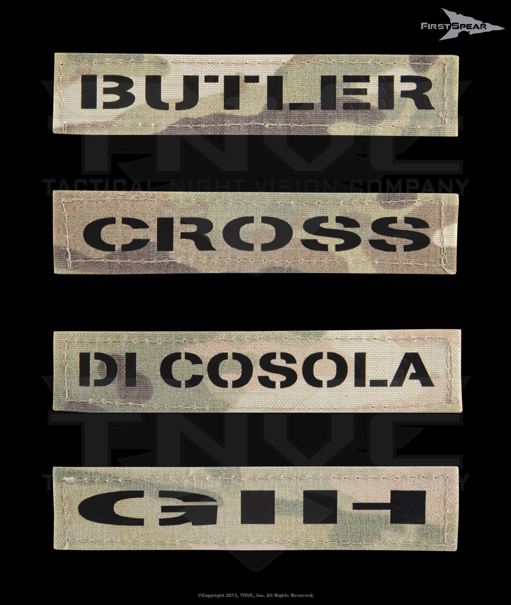 FirstSpear IR Reflective IFF Name Tapes - Tactical Night Vision Company