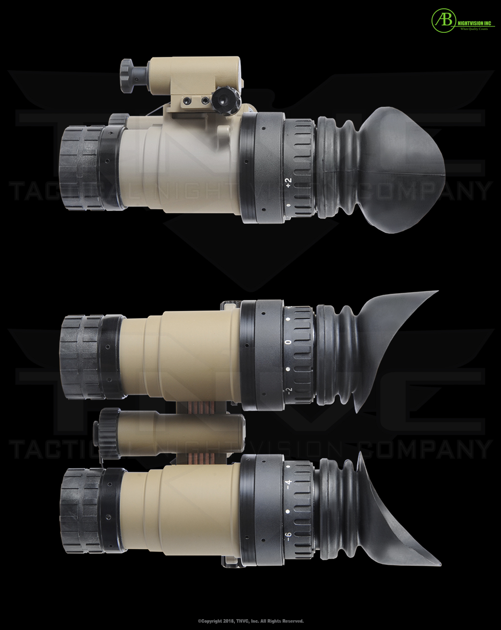 TNVC TN/RNVG Ruggedized Night Vision Goggle (AB Night Vision) - US Gen ...